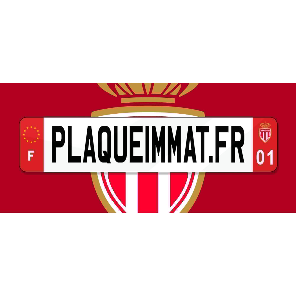 Plaque immatriculation Monaco | Plaque Immat