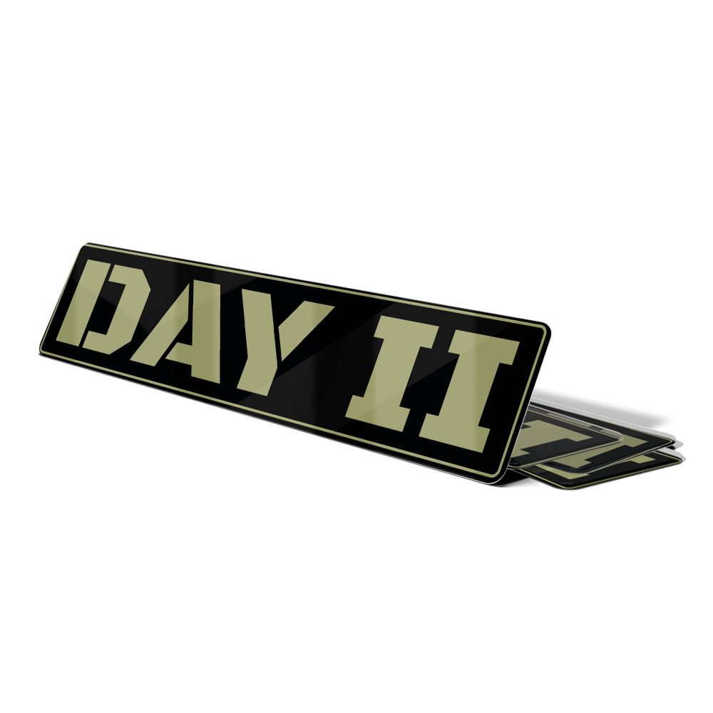 Plaque décorative 2ème Jour | Plaque Immat